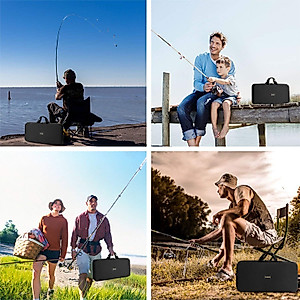 PLUSINNO Fishing Rod and Reel Combos, Fishing Net，Saltwater Freshwater Resistant Fishing Gear