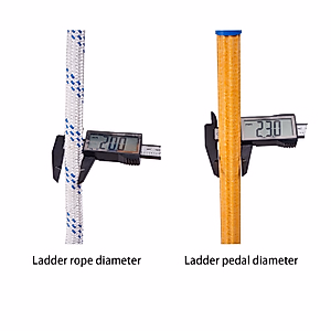 Fire Escape Ladder for Home 50ft Fire Emergency Ladders 6 Story 7 Story Safety Survival Ladders Rope Ladder Emergency Fire Must Haves House