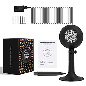 Halloween Lights LED Projector Lights Waterproof Outdoor Indoor Projector Spotlights Landscape Lights for Halloween Theme Party Yard Garden Decorations