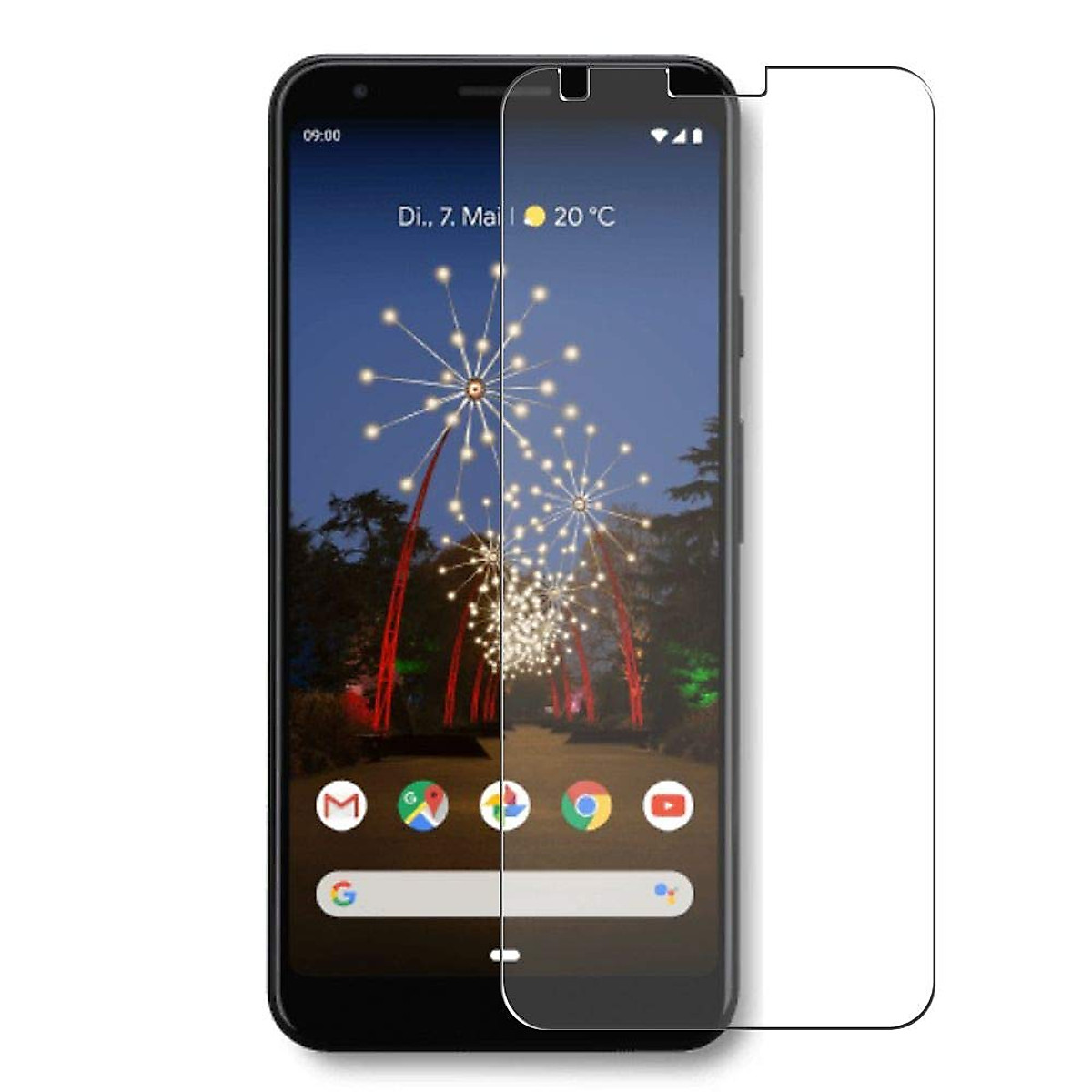 Puccy 3 Pack Anti Blue Light Screen Protector Film, compatible with Google Pixel 3a XL TPU Guard （ Not Tempered Glass Protectors ）