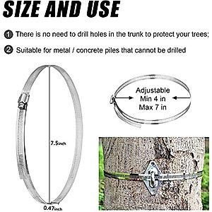 Sun Shade Sail Hardware Kit 6 inch with 4pcs 4 * 12ft Cable Wire Rope 304 Stainless Steel for Patio, Garden Triangle Rectangle and Square Sun Shade Sails Installation 59 pcs
