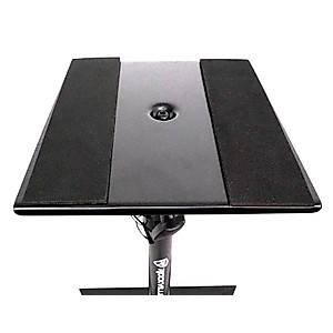 Rockville RVSM1 Pair of Near-Field Studio Monitor Stands w/ Adjustable Height,Black