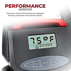 Sunny Health & Fitness Elite Interactive Series Exercise Elliptical with Exclusive SunnyFit App Enhanced Bluetooth Connectivity - SF-E320047