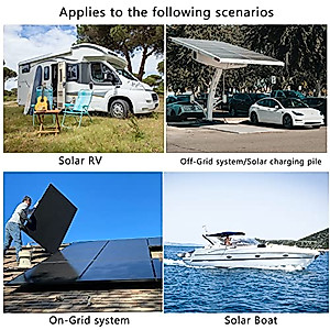 KarlKers IP66 Solar PV DC Quick Disconnect Switch 64 Amp, 1000V Solar Combiner Box, PV Solar Panel Disconnect Switch with Solar Connector for Solar Power System, Off/On-Grid Solar System, RV and Boats