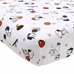 Bedtime Originals Snoopy Sports Sheet