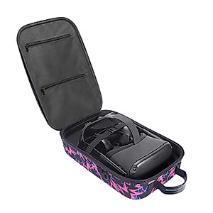 Oriolus Hard Case for Oculus Quest All-in-one VR Gaming Headset and Controllers Accessories Carrying Bag (Red)