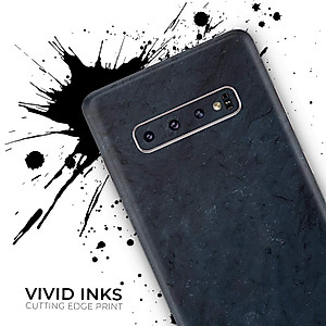 DesignSkinz Midnight Navy Grunge Surface Protective Vinyl Decal Wrap Skin Cover Compatible with The Samsung Galaxy S20 (Screen Trim & Back Glass Skin)