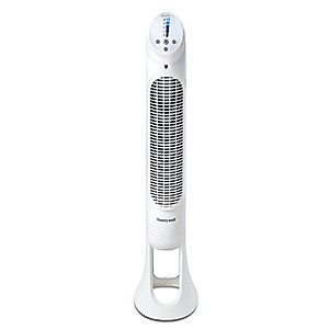 Honeywell QuietSet Whole Room Oscillating Tower Fan (5 Speed Settings, Oscillating 80°, Timer Function, Auto-Off Lights, Remote Control) HYF260