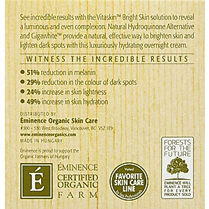 Eminence Bright Skin Overnight Correcting Cream, Multi, Reg, 2 Ounce