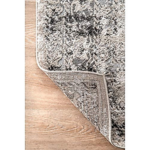 nuLOOM Shaunte Vintage Speckled Area Rug, 4' x 6', Silver