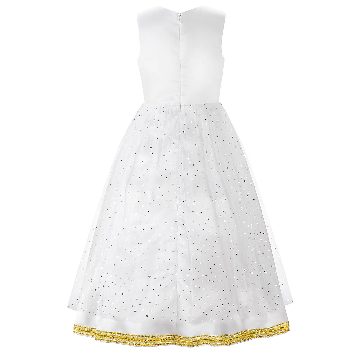 ReliBeauty Kids Virgin Mary Costume for Girls with Cape and Headpiece,120