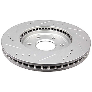 ECCPP Brake Kits, 2pcs Front Brake Rotors and 4pcs Ceramic Brake Pads Set fit for 05-17 for Nissan Frontier,2005-2012 for Nissan Pathfinder,2005-2015 for Nissan Xterra,2009-2012 for Suzuki Equator