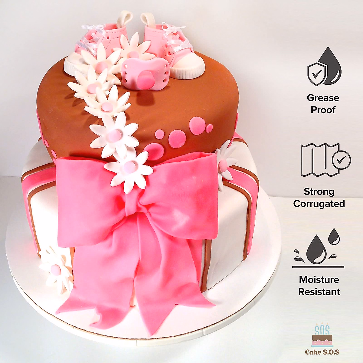 12" Round Coated Cakeboard, 12 ct.