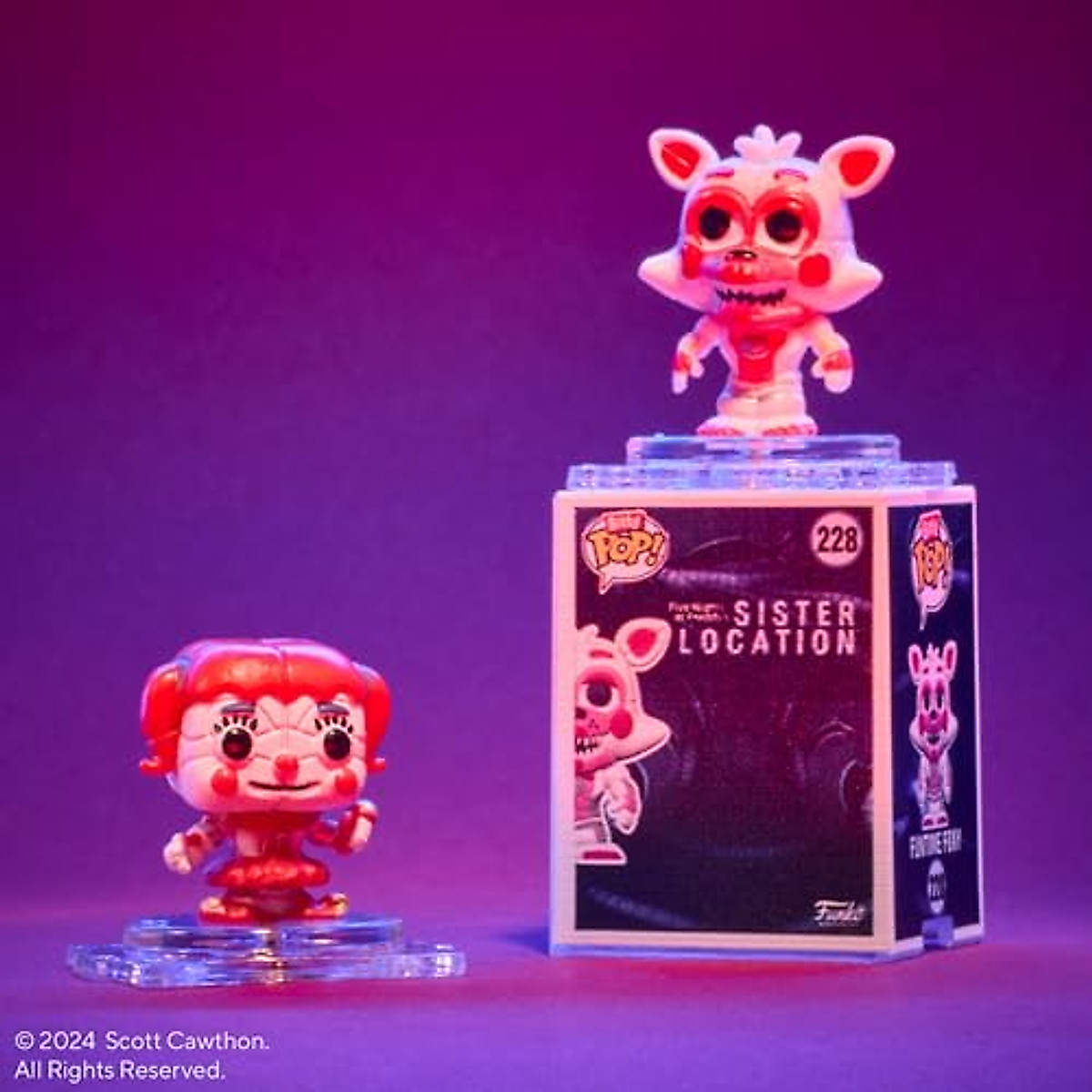 Funko Bitty POP! Five Nights at Freddy's (FNAF)- Ballora and A Surprise Mystery Mini Figure - 0.9 Inch (2.2 Cm) Collectable - Gift Idea - Cake Topper