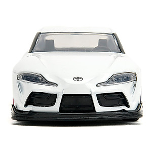 2020 Supra White Metallic with Pink Wheels Pink Slips Series 1/32 Diecast Model Car by Jada 34664