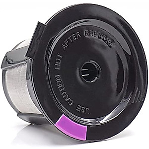 potoceen Reusable Cups With Lids Compatible for Use in Universal Kiurig 2.0 & 1.0 Brewer，6 PACK Refillable Coffee Pods，Coffee Filter Basket