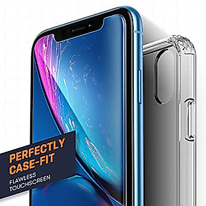 Mkeke Compatible with iPhone 11 Screen Protector for iPhone XR Screen Protector, Tempered Glass Film for Apple iPhone 11 and iPhone XR, 3-Pack Clear