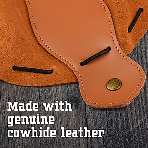 Impresa Store Dice Bag and Tray - Made with Genuine Cowhide Leather - Pull The String to Turn It Into A Bag - Folds Out Into A 10'' Dice Rolling Tray - Versatile Holds More Than Just A Game Dice