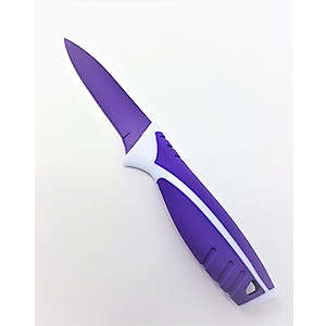 SimpleElegance by Ben&Jonah 3" Stainless Steel Paring Knife with Cover