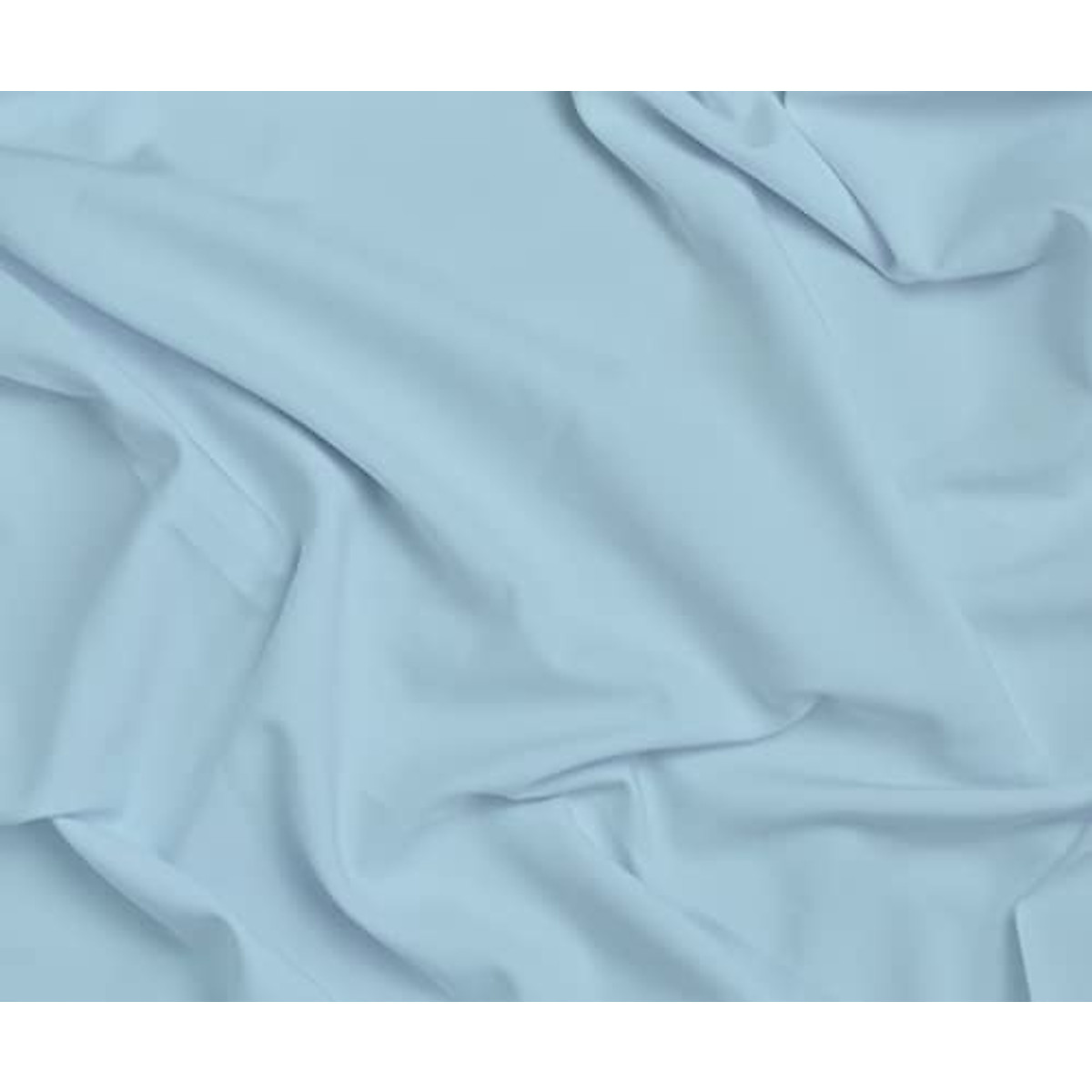 California King Fitted Sheet Only,Cal King Fitted Sheet Deep Pocket 18",California King Size Fitted Sheet, 100% Giza Egyptian Cotton,1 Pc Fitted Sheet Only (Light Blue)