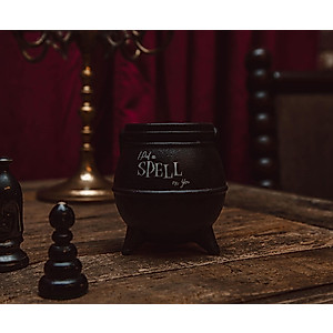 Disney Hocus Pocus "I Put A Spell On You" Ceramic Cauldron Candle | Lemongrass Fragrance With 30-Hour Burn Time