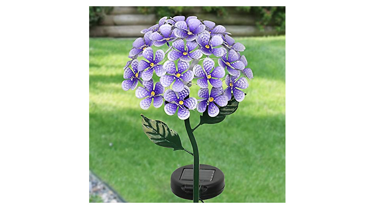 Exhart Solar Hydrangea Lights - Illuminate Your Garden