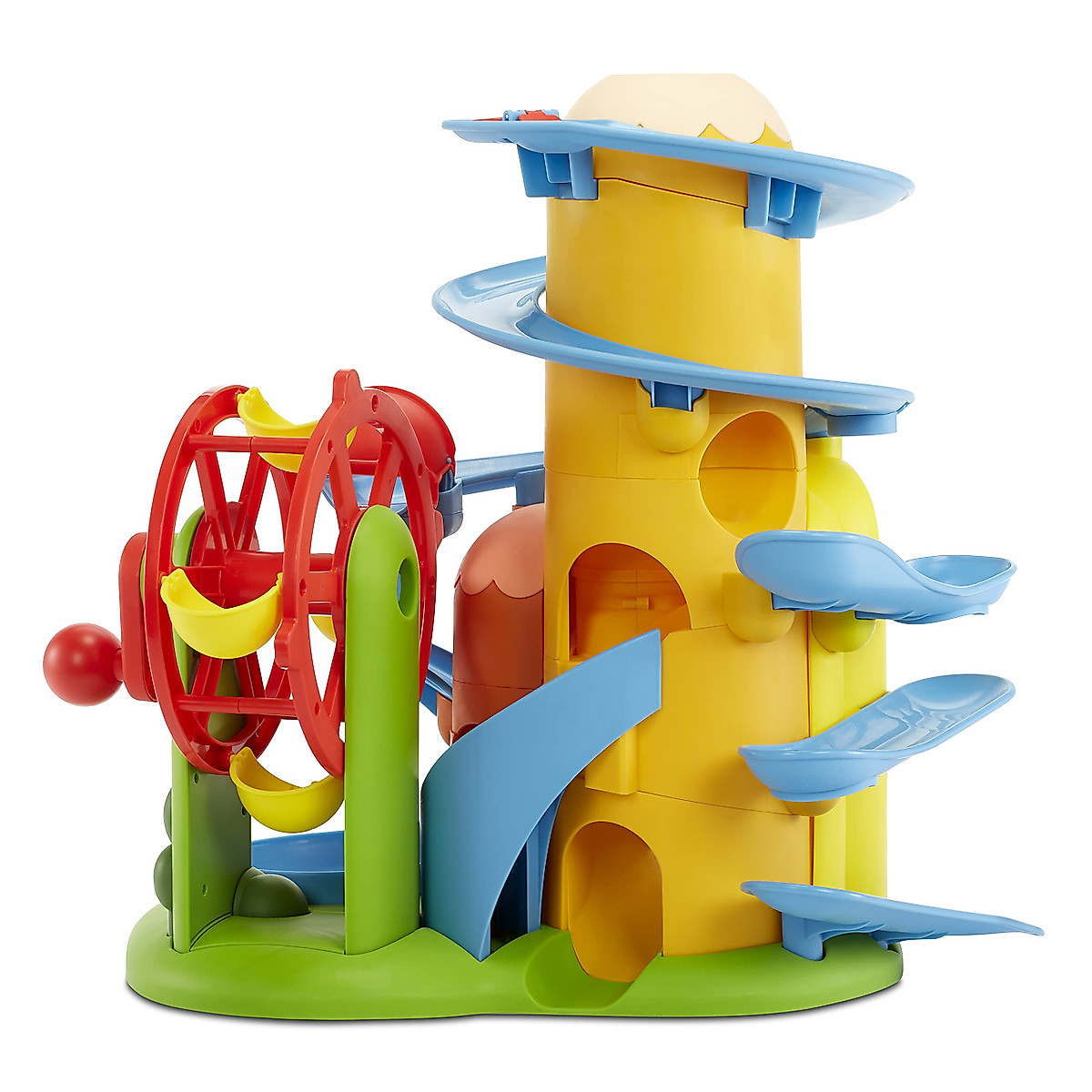 Little Tikes Learn & Play Roll Arounds Turnin' Town, Including 3 Toy Cars and Playset, Sounds & Music, Slide & Turn-Birthday Gifts for Kids, Toddler Toys for Boys and Girls Ages 18 months 1 2 3+ Years