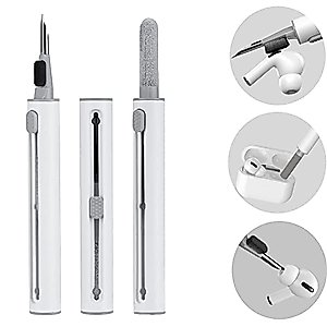 Airpod Cleaner Kit，Earbud Cleaning Kit for Airpods Pro 1 2 3, Xsusmdom Cleaning Pen for Wireless Earbuds, 3 in 1 Multi-Purpose case Cleaning Tool