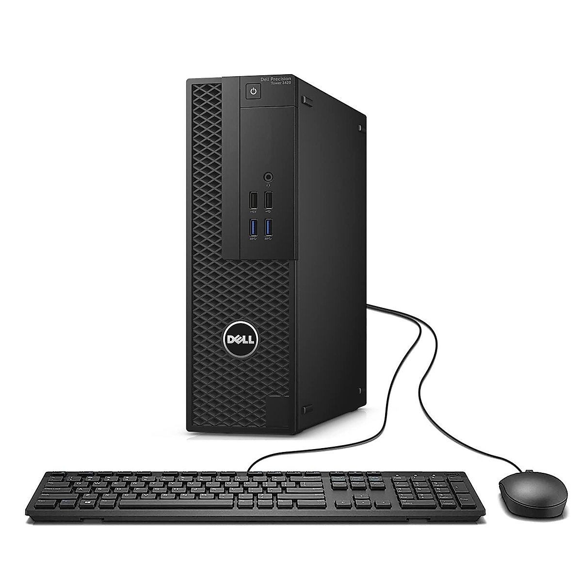 Dell Precision 3420 SFF High Performance Desktop Computer, Intel Quad Core i7-6700 up to 4.0GHz, 16G DDR4, 1T, WiFi, BT, 4K Support, DP, HDMI, Windows 10 Pro 64 English/Spanish/French (Renewed)