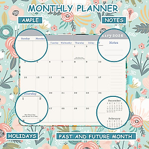 Pocket Planner 2023-2025 - Monthly Planner & Pocket Calendar, Jan 2023-Dec 2025, 6.3" x 3.8, 3 Year Monthly Planner, Calendar Planner with Inner Pocket and 60 Note Pages, Small Planner for Purse, Easy to Carry