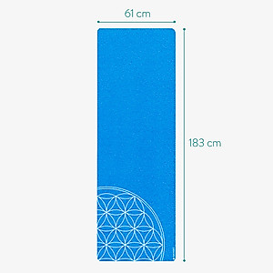 Navaris Foldable Yoga Mat for Travel - 1/16" (1.5mm) Thick Exercise Mat for Pilates, Workout, Gym, Fitness - Non-Slip Folding Portable Mat