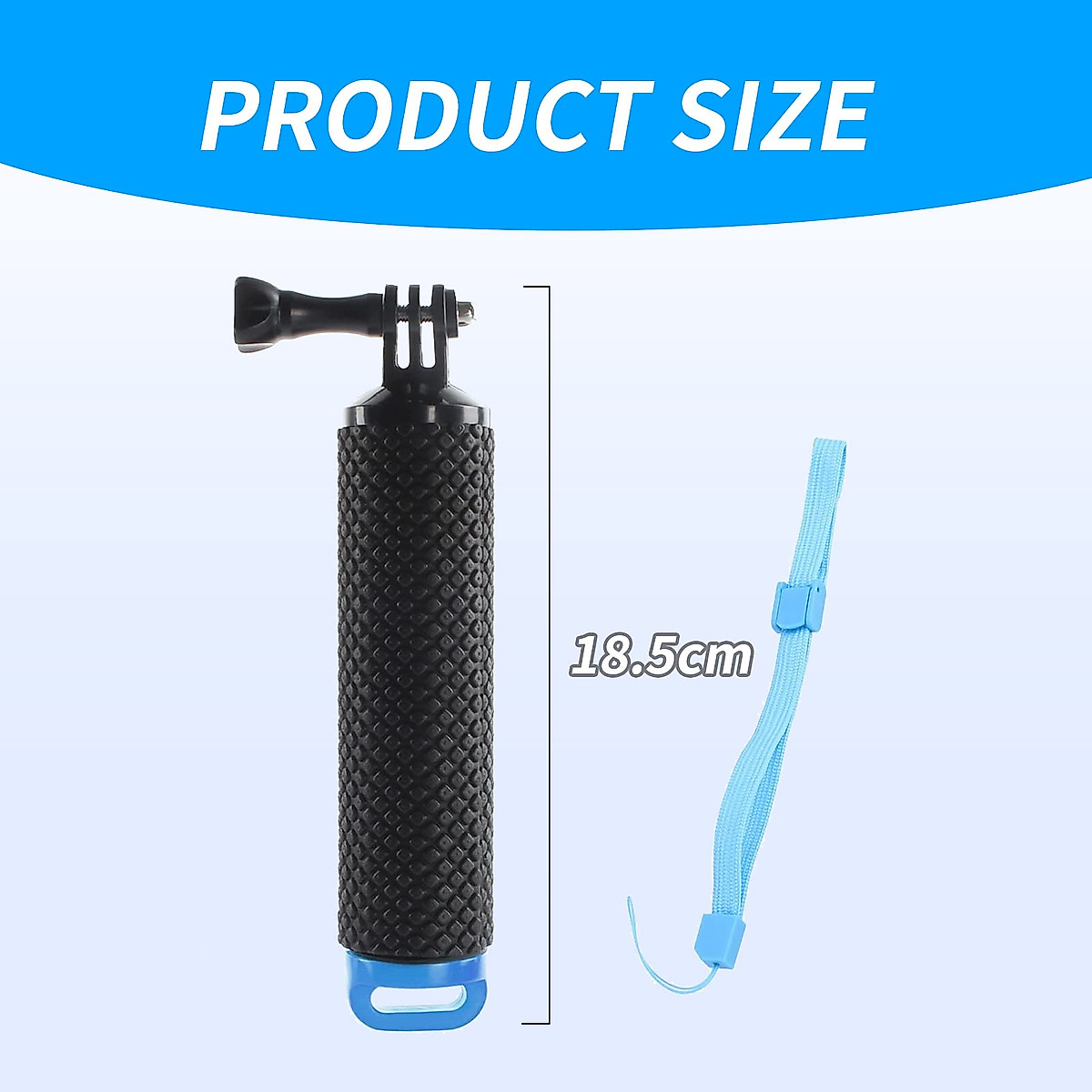 Stick Waterproof Floating Hand Grip Snorkeling ​Underwater ​Diving Selfie Pole Stick Compatible with 11 10 9 8 7 6 5 4 3 2 1 for Water Sport and Action Cameras