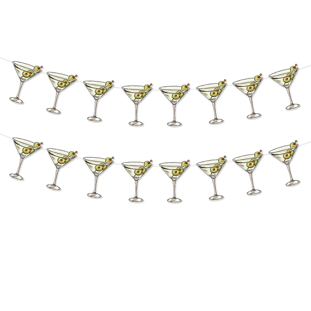 Martini Party Banner, A Tini Bit Older Martini Banner Garland, Dirty Martini Banner, Martini Birthday Party Decorations, Weenies and Tinis Martini Bachelorette Party Banner, JLQ Martini Bar Banner