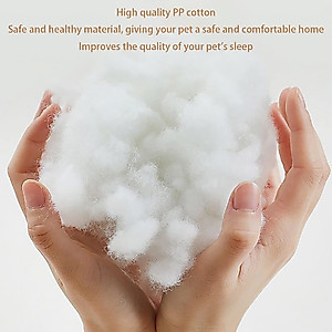 Calming Dog Bed Fluffy Plush Pet Bed Donut Cuddler Nest Warm Soft Plush Dog Cat Cushion with Cozy Sponge Non-Slip Bottom Washable Anti Anxiety Small Medium Dog Bed (Color : Gray, Size : 50