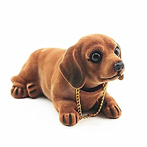 WJCCBJQXW Car Ornaments Nodding Dog Auto Dashboard Shaking Head Dog Car Styling Bobblehead Dog Toy Rocking Head Dog Car Accessories (Color : Chihuahua)