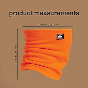 Turtle Fur Chelonia 150 Classic Fleece Double-Layer Neck Warmer, Blaze