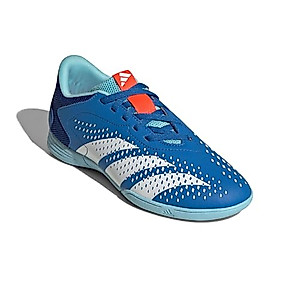 adidas Soccer Predator Accuracy.4 Indoor (Little Kid/Big Kid) Bright Royal/White/Bliss Blue 2 Little Kid M