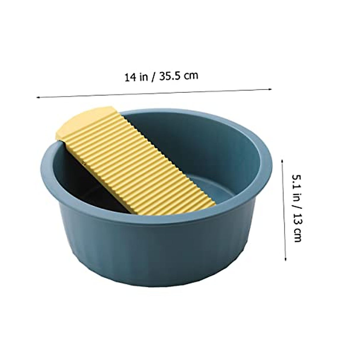 Veemoon 1 Set Baby Suits Plastic Tubs Baby Kit A Washboard Tub Small Washboard Laundry Basin with Washboard Washbasin Newborn Washing Supplies Washboard for Hand Washing Baby Clothes Sink