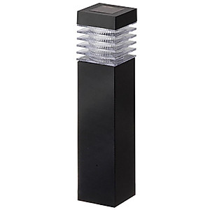 Hampton Bay HD28451BK6 Black Plastic Square Bollard (6 Pack)