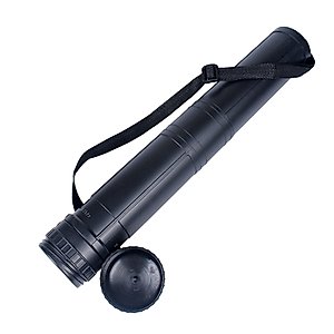 Poster Tube,Expandable Poster Tube with Shoulder Strap Artwork Portable Document Holder Case for Drawings Painting Paper Blueprint Picture Scroll