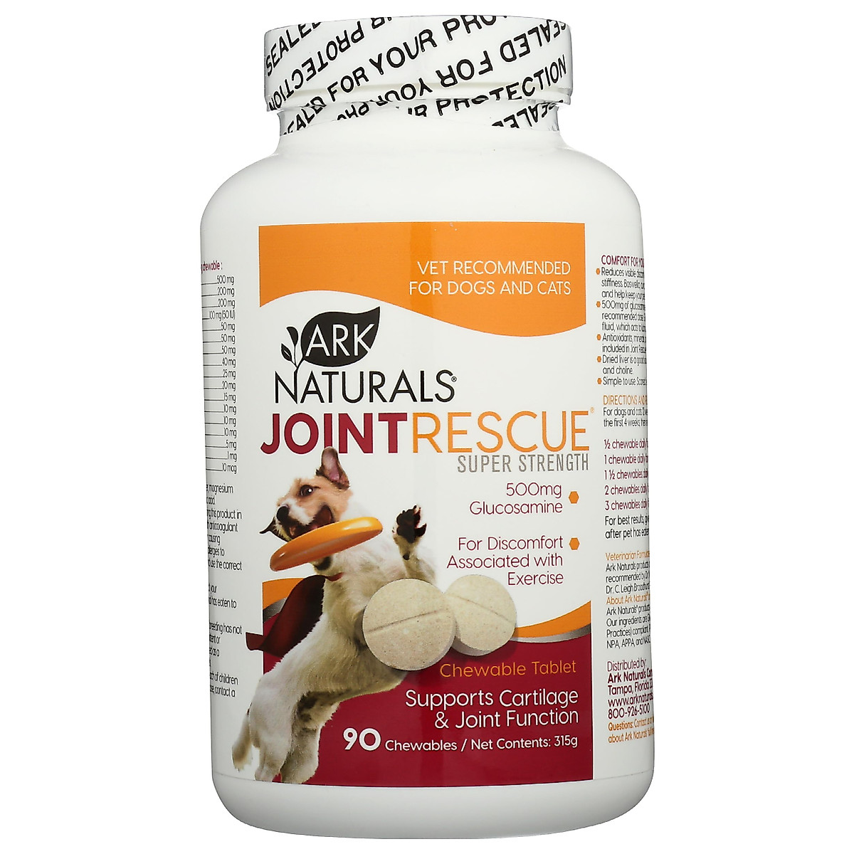 Ark Lighting NATURALS Joint Rescue Super Strength Chews (90 Count), (700542)