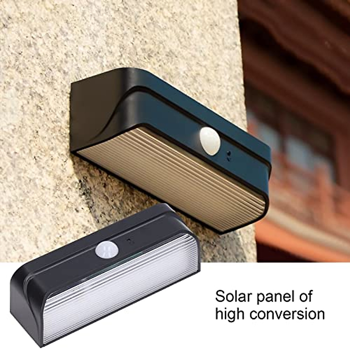 LED Outdoor Lights, IP65 Waterproof Body Induction LED Wall Light Energy Saving Highly Durable Heat Resistant for Garden for Corridor for Home