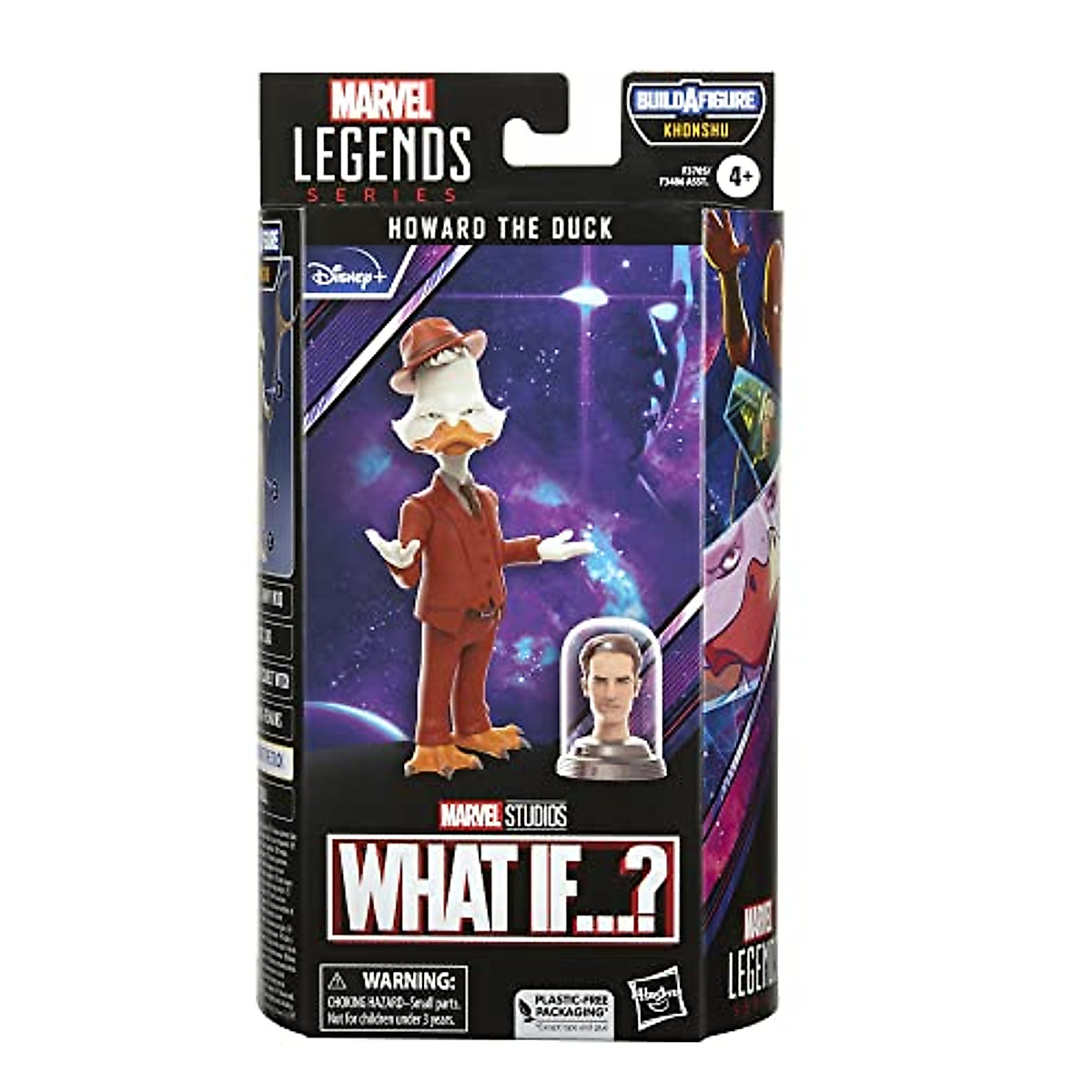 Marvel Legends Series MCU Disney Plus Howard The Duck What If Series Action Figure 6-inch Collectible Toy, 2 Accessories and 1 Build-A-Figure Part