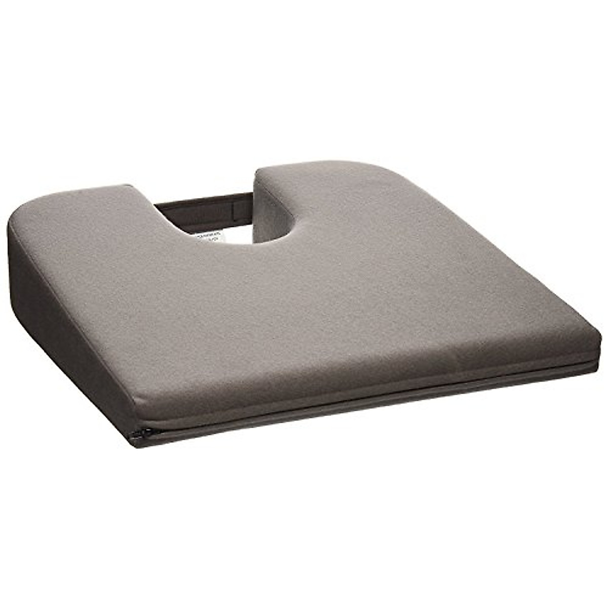 Tush Cush Home Office Orthopedic Large Computer Ergonomic Seat Cushion Original - Charcoal Velour Fabric