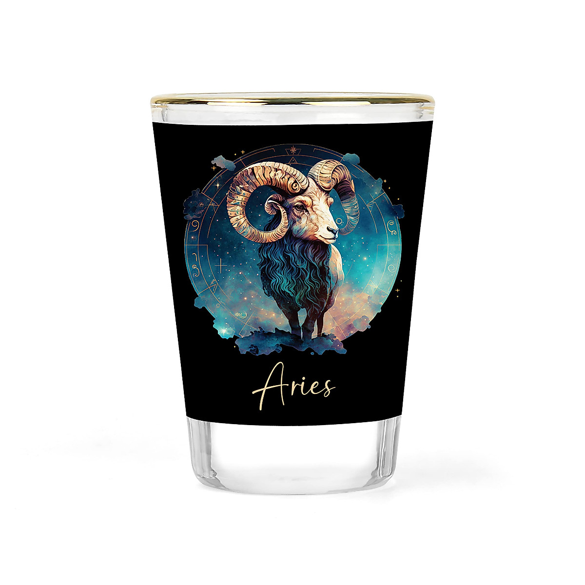 Zodiac Shot Glasses - Horoscope Gift - Aries, Taurus, Gemini, Cancer, Leo, Virgo, Libra, Scorpio, Sagittarius, Capricorn, Aquarius, Pisces