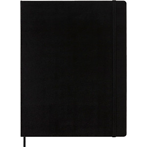 Moleskine Classic Notebook, Hard Cover, XXL (8.5" x 11") Ruled/Lined, Black, 192 Pages