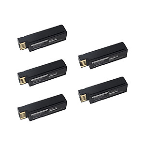 GIKYSUIZ 5-Pack 2200mAh Replacement Battery for Zebra BT-000341-01 82-166537-01 Compatible with Zebra DS3600 DS3678 LI3600 LI3678 LS3600 LS3678 Handheld Barcode Scanner