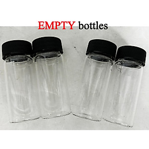 HFBTE Turbidity Calibration Solution 400NTU 100ml And Four EMPTY 25*60mm Glass Sample Bottles Fast Delivery for Calibrating SGZ-200BS SGZ-200B SGZ-20B SGZ-50B SGZ-400B Turbidimeters Turbidity Meters