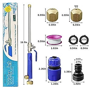 XUNCHI High Pressure Power Washer Wand Hydro Jet Nozzle for Garden Cleaning Car Washing Watering Sprayer Cleaning Tool