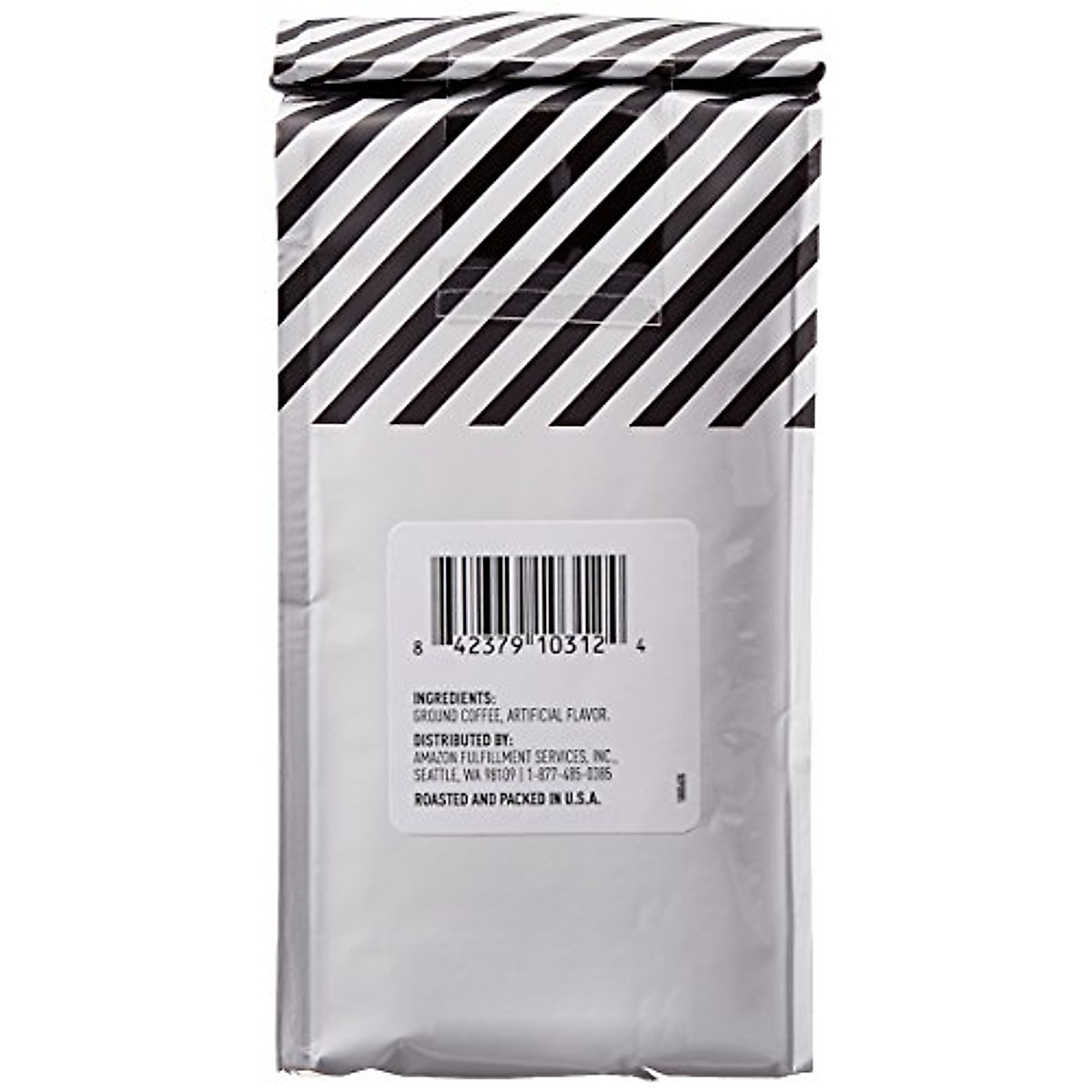 AmazonFresh Hazelnut Flavored Coffee, Ground, Medium Roast, 12 Ounce